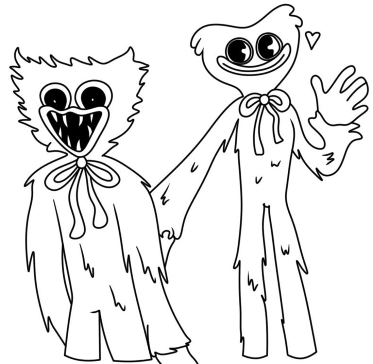 Dibujos de Huggy Buggy (Oogie Boogie) para colorear - Colorear24.com