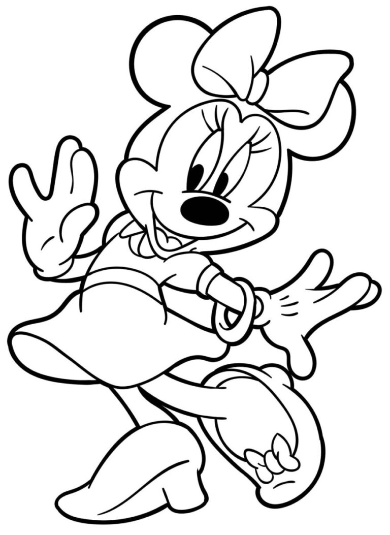 Dibujos de Minnie Mouse para colorear - Colorear24.com