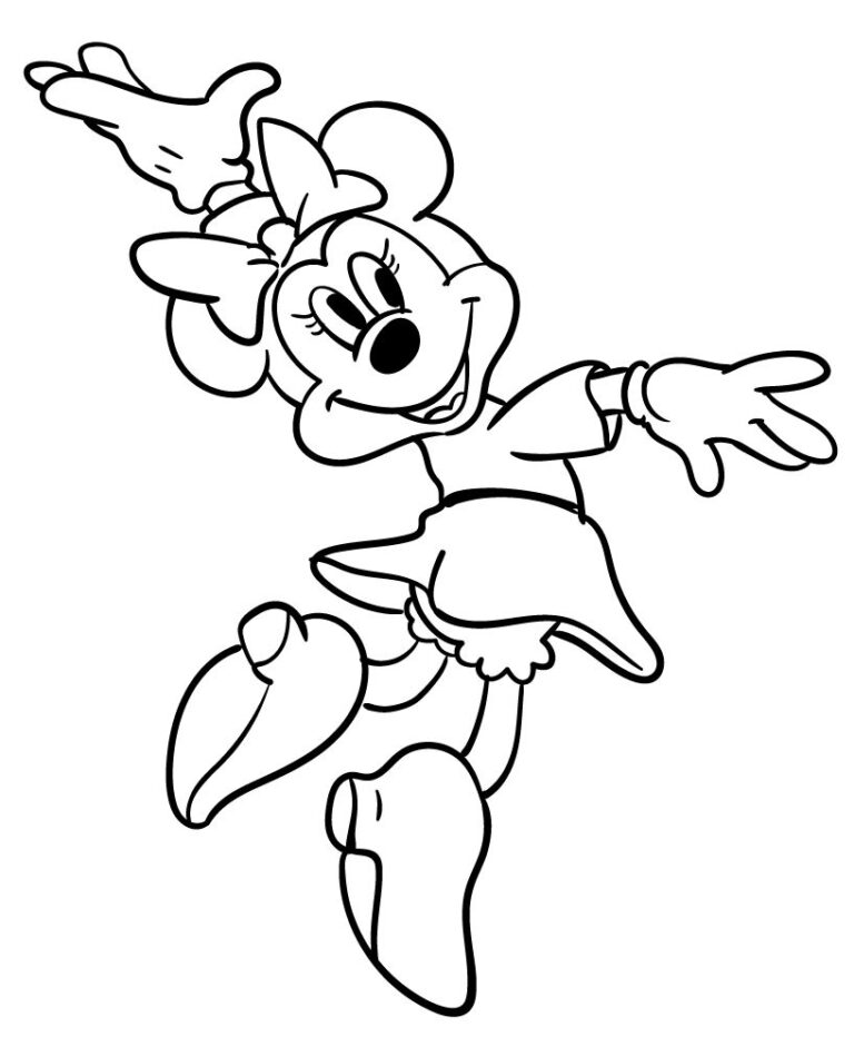 Dibujos de Minnie Mouse para colorear - Colorear24.com